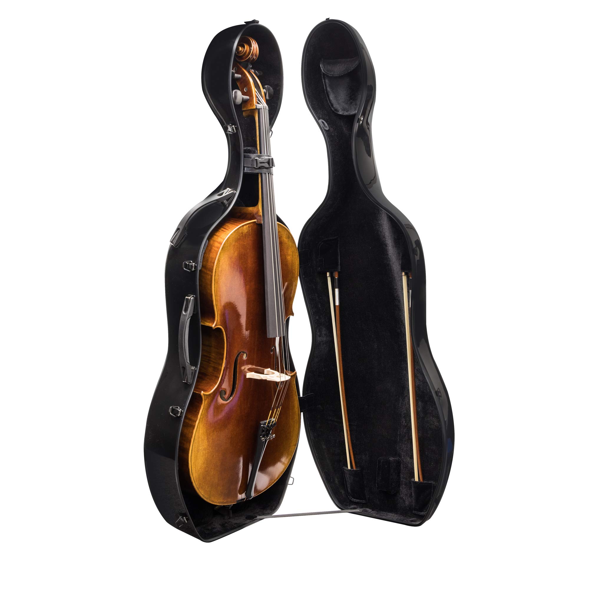 Cello Case Pink MI&VI Forte Series Hard Cello Case (Full Size) With ...