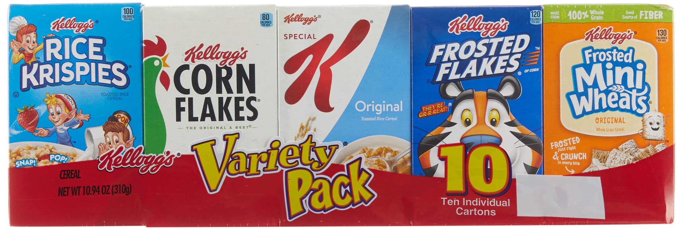 Snapklik.com : Kelloggs Cold Breakfast Cereal, Single Serve, Variety ...