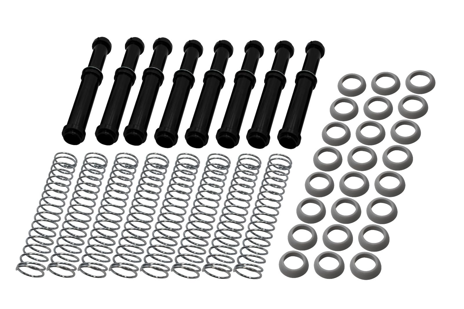 Snapklik.com : Push Rod Tubes, Nylon Spring Loaded, 8 Pieces, Compatible