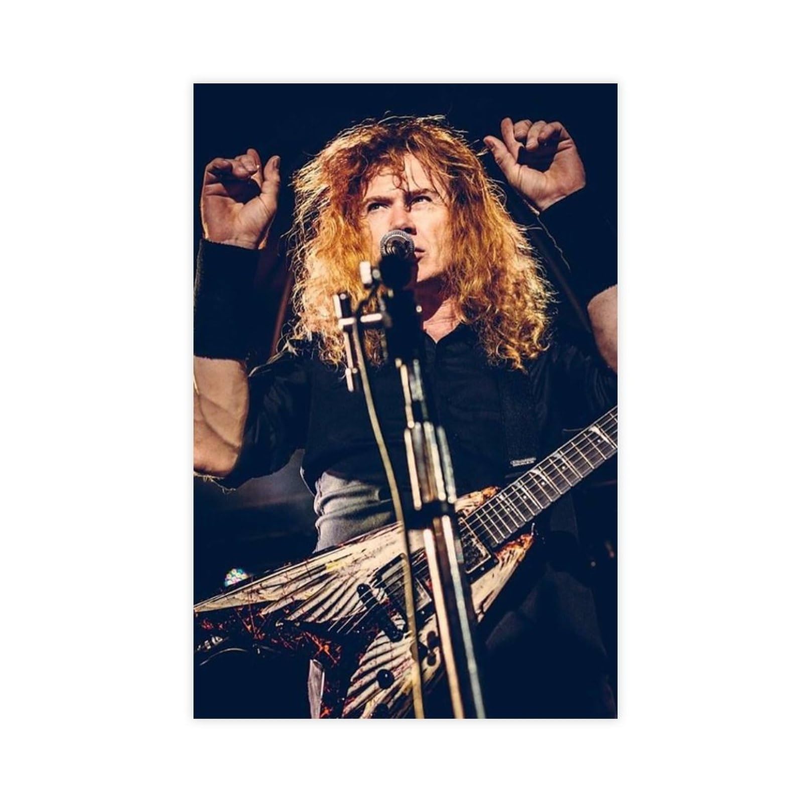 Megadeth 80s Logo Dave Mustaine Signature Strap And Strings Unveiled