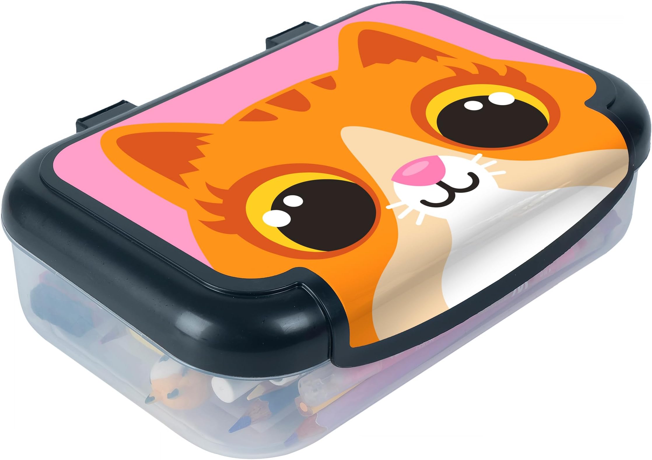 Amazon.com: ZIPIT Large Recycled Plastic Pencil Box for Girls, Pencil ...