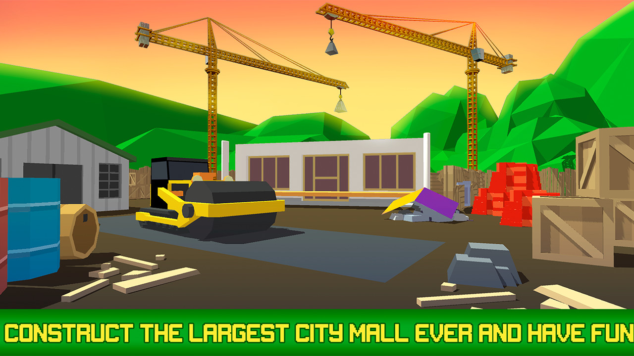 Shopping Mall Construction Simulator: Supermarket Mania Game | Block ...