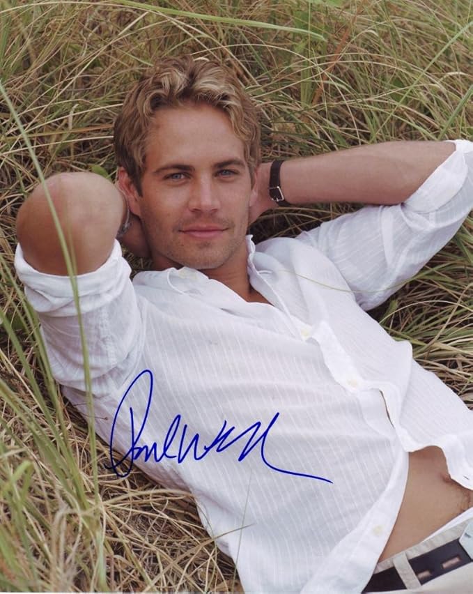 Paul Walker Autograph Signed 8 x 10 Photo : Amazon.co.uk: Home & Kitchen