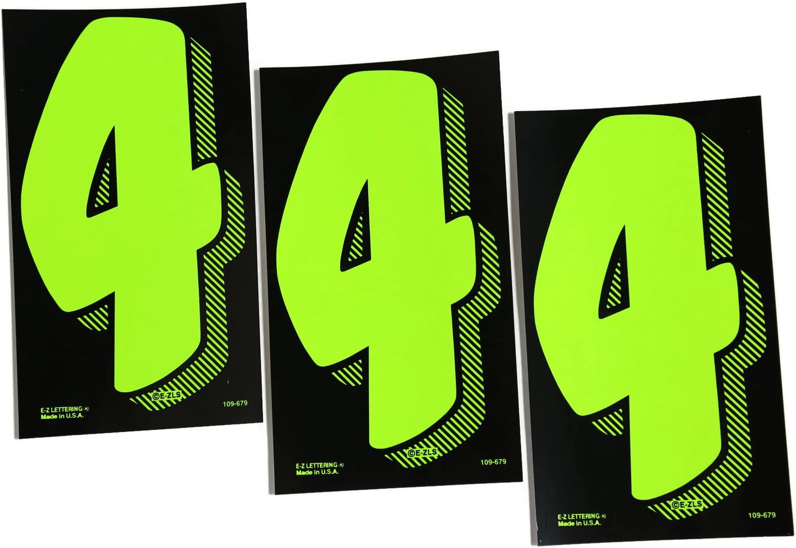 Amazon.com: 7 1/2 Green Chartreuse Pricing Numbers For Car Dealers 3 ...