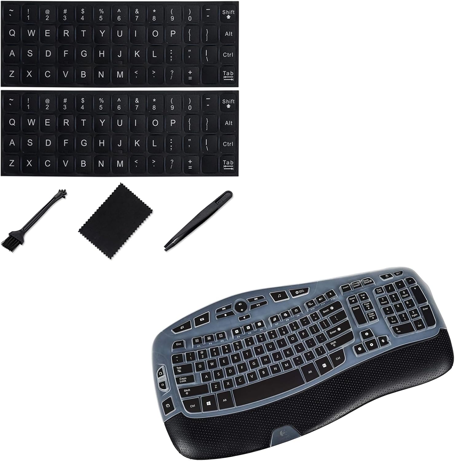 Amazon.com: Keyboard Cover for Logitech K350 MK550 MK570 Wireless Wave ...