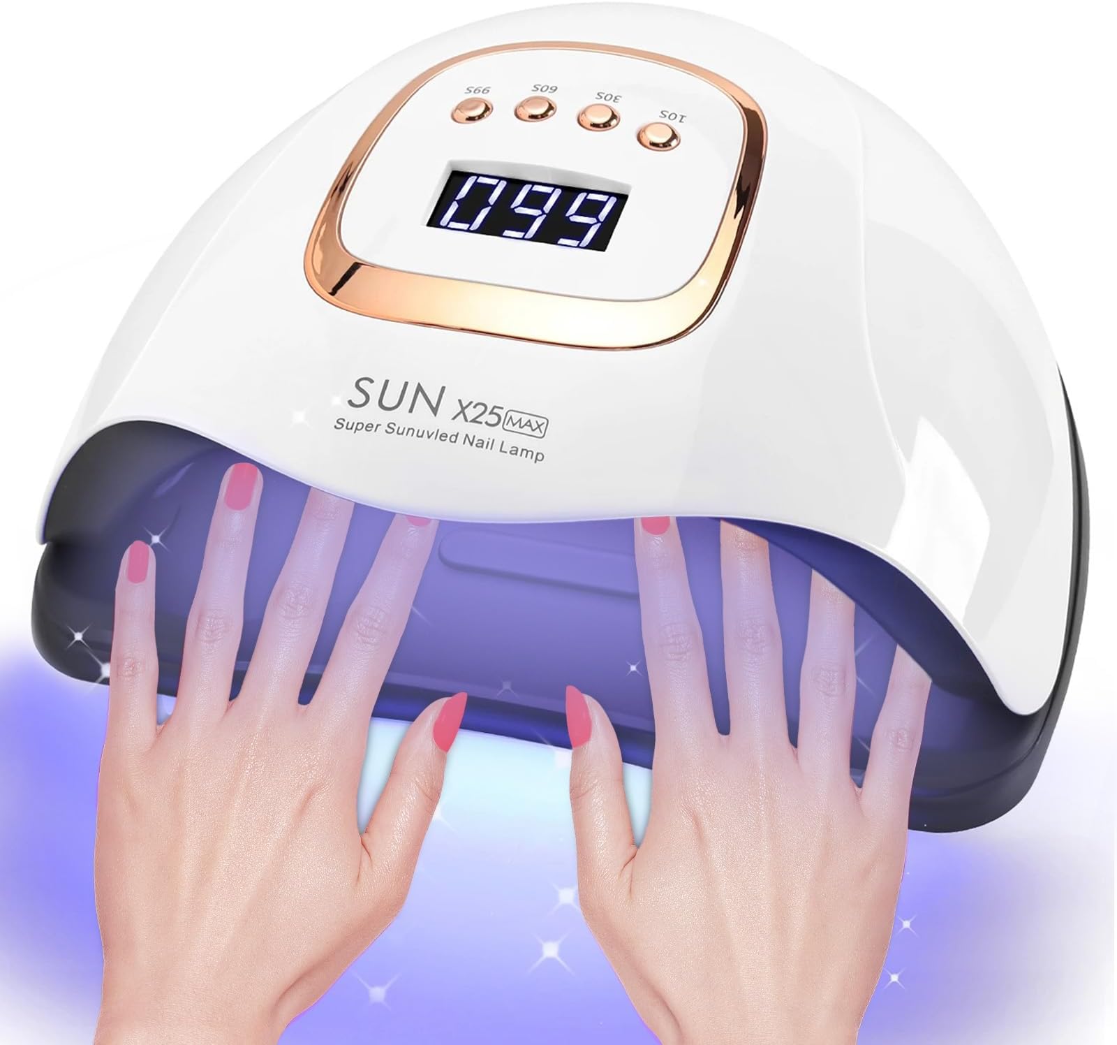 Amazon.com: 380W UV LED Nail Lamp, Professional Nail Dryer Gel Polish ...