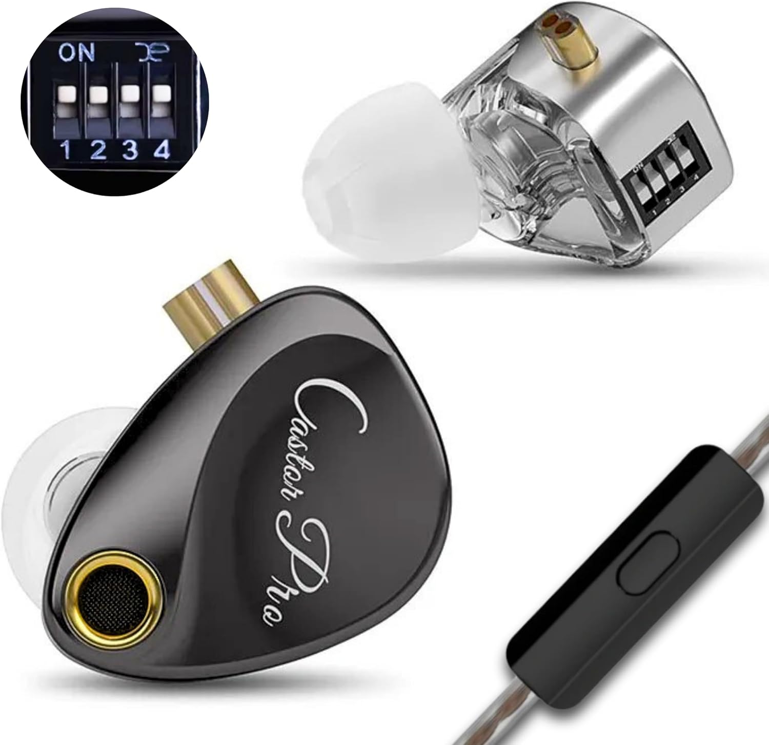 Amazon.com: KZ Castor Pro - Enhanced Basses, Integrated Equalizer, Hi ...
