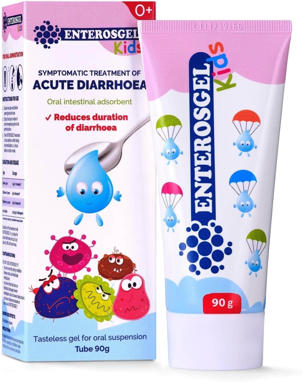 Enterosgel 90 g Kids Design - Diarrhoea Relief for Children : Amazon.co ...