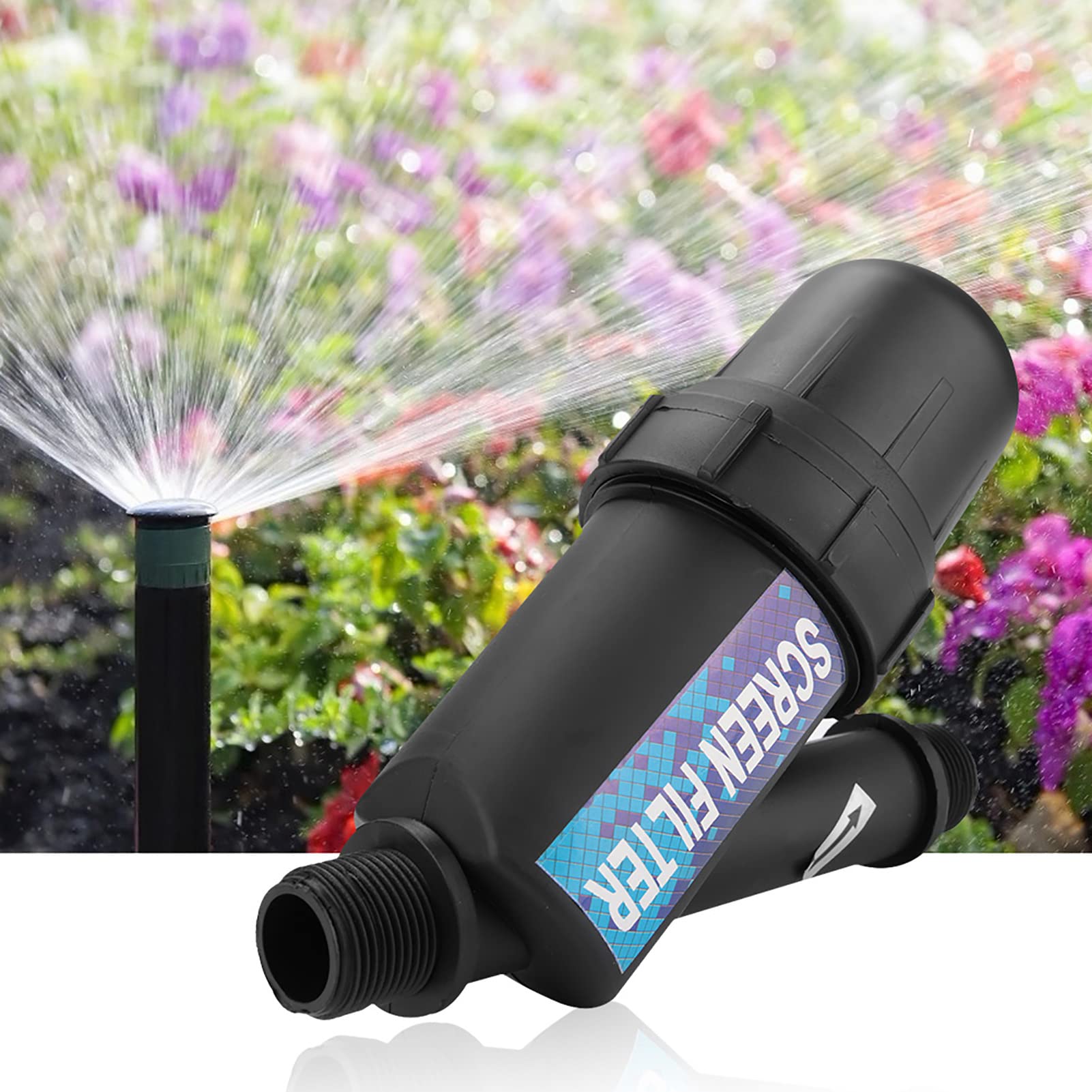 Amazon.co.jp: Semme 点滴灌漑ウォータースクリーンフィルター、3/4インチ大容量ディスクフィルター、点滴灌漑ウォータープール ...