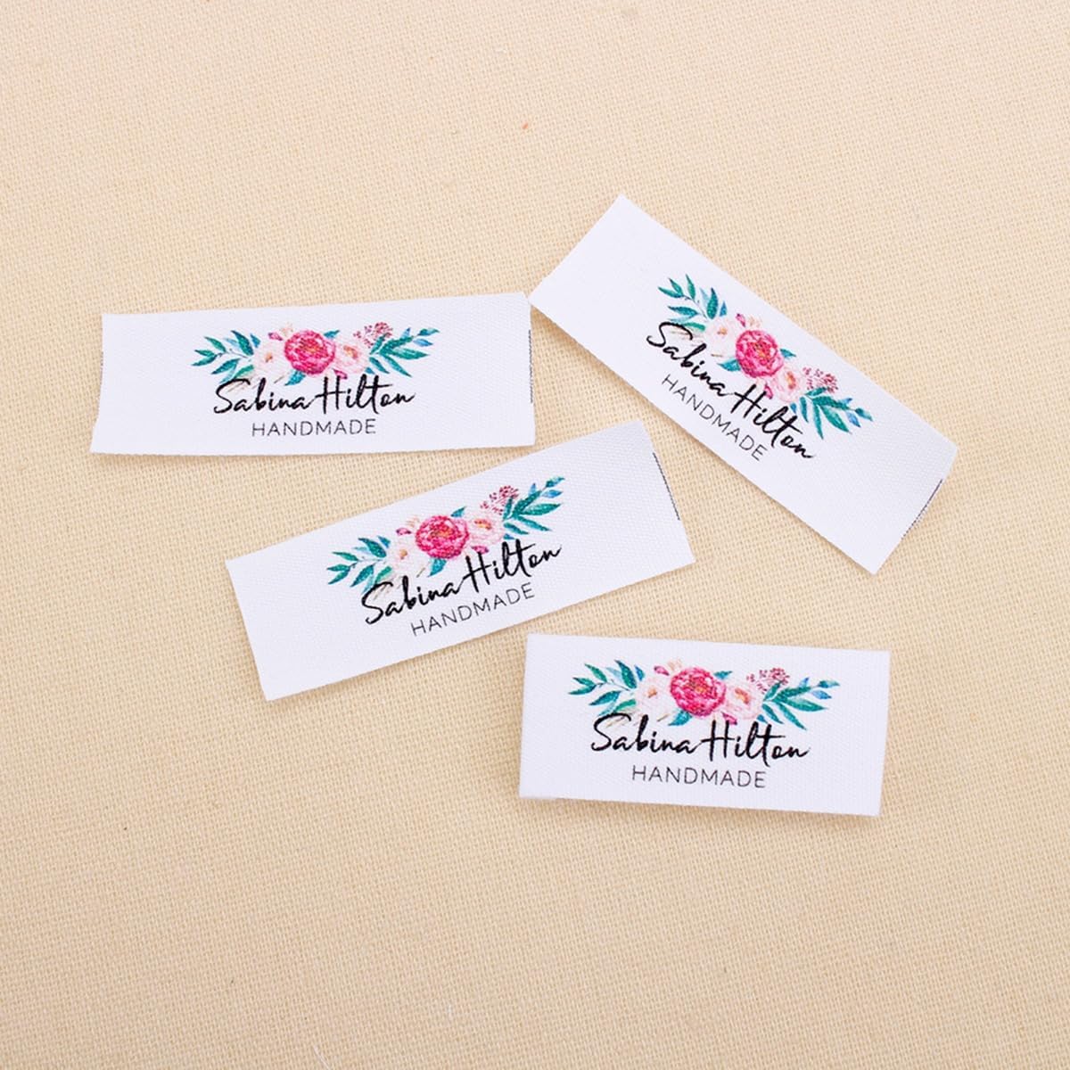 PGORSDOR Personalized Sewing Labels for Handmade Items,Clothing Labels ...
