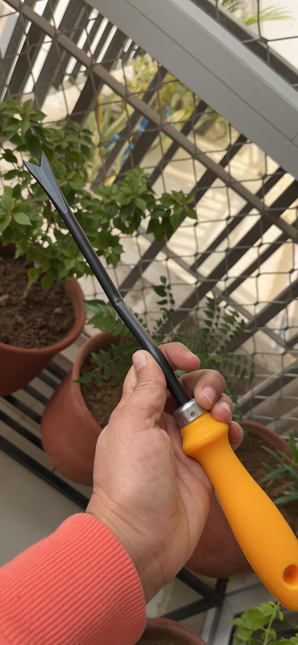 UGAOO Durable Gardening Hand Tool for Gardening - Single Prong Weeder ...