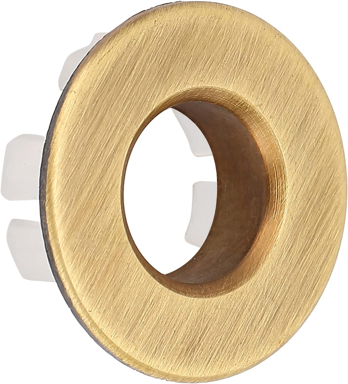 Brass Basin Sink Overflow Cover Insert Hole Trim (Gold) : Amazon.co.uk ...