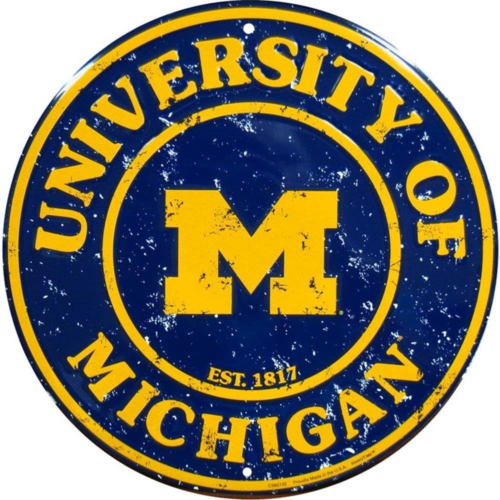Amazon.com: Hangtime University of Michigan - Michigan Wolverines 12 ...