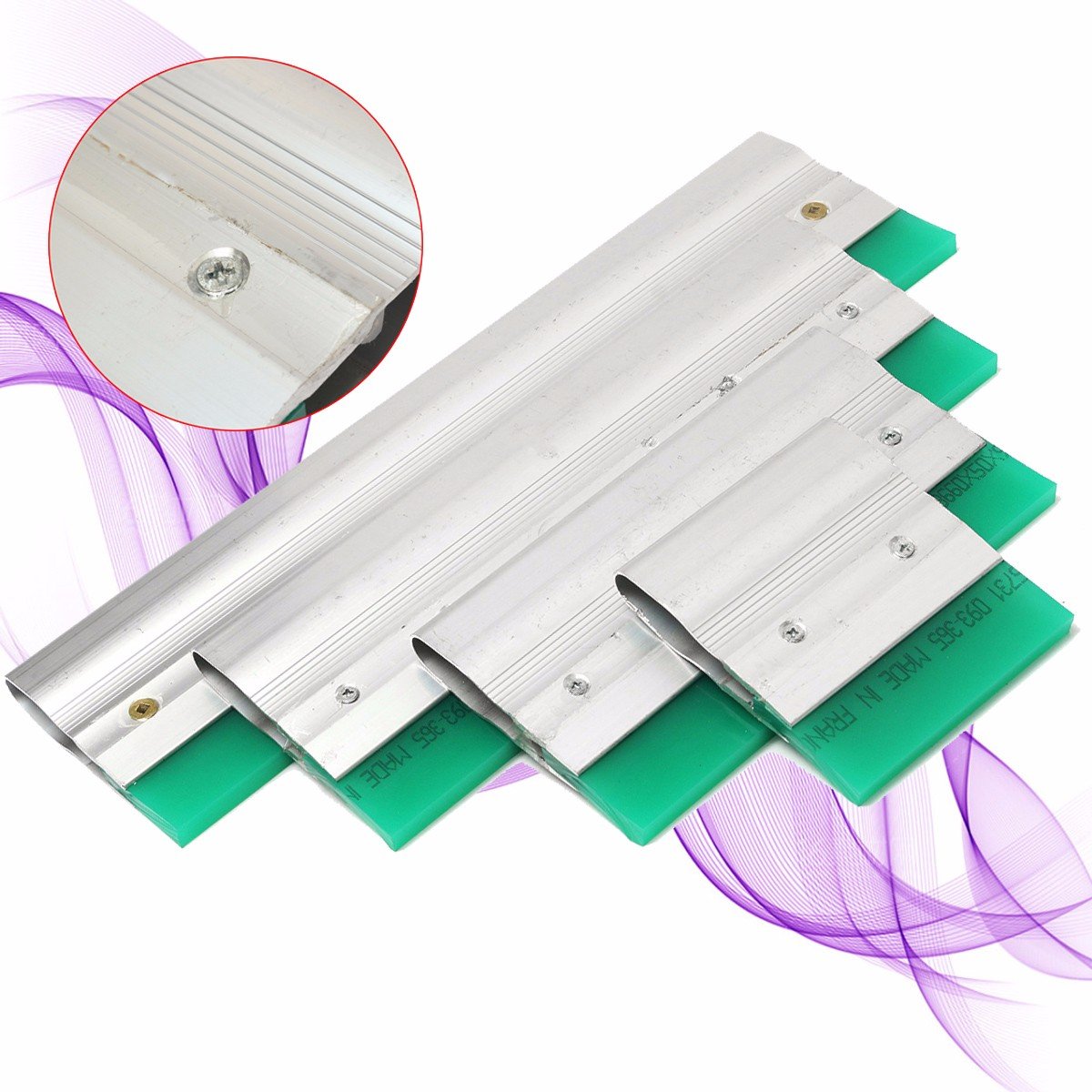 Aluminium Screen Printing Squeegee Blade Ink Scraper Blade Tool Length ...