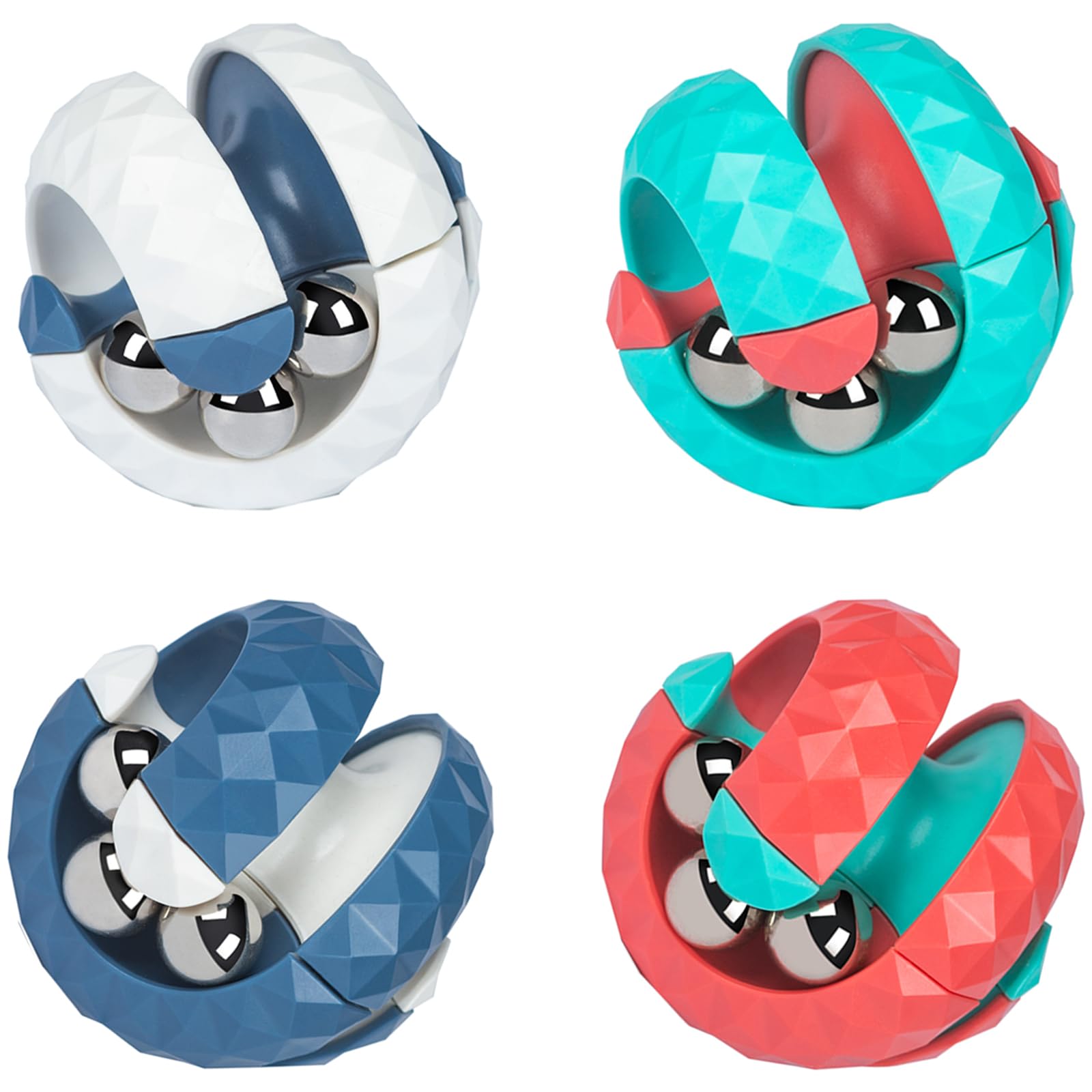 Amazon.com: EMPHASISY Orbit Ball Toys, Fidget Spinner Top Bead Ball ...