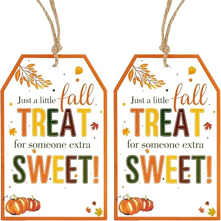Amazon.com: Anwyll Fall Gift Tags with String - 50Pcs Happy Fall Maple ...