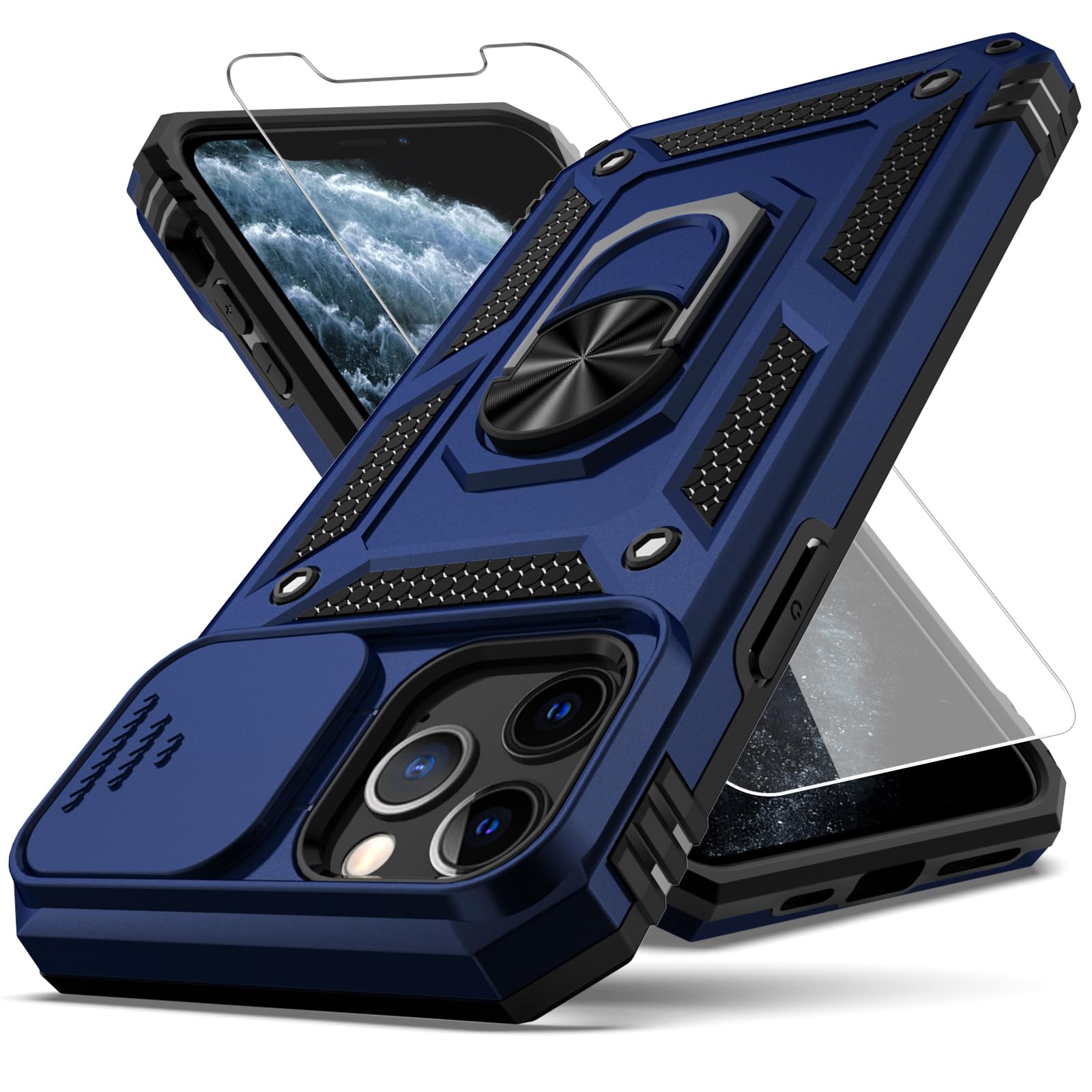 Amazon.com: YZOK for iPhone 11 Pro Case,with Camera Lens Cover HD ...