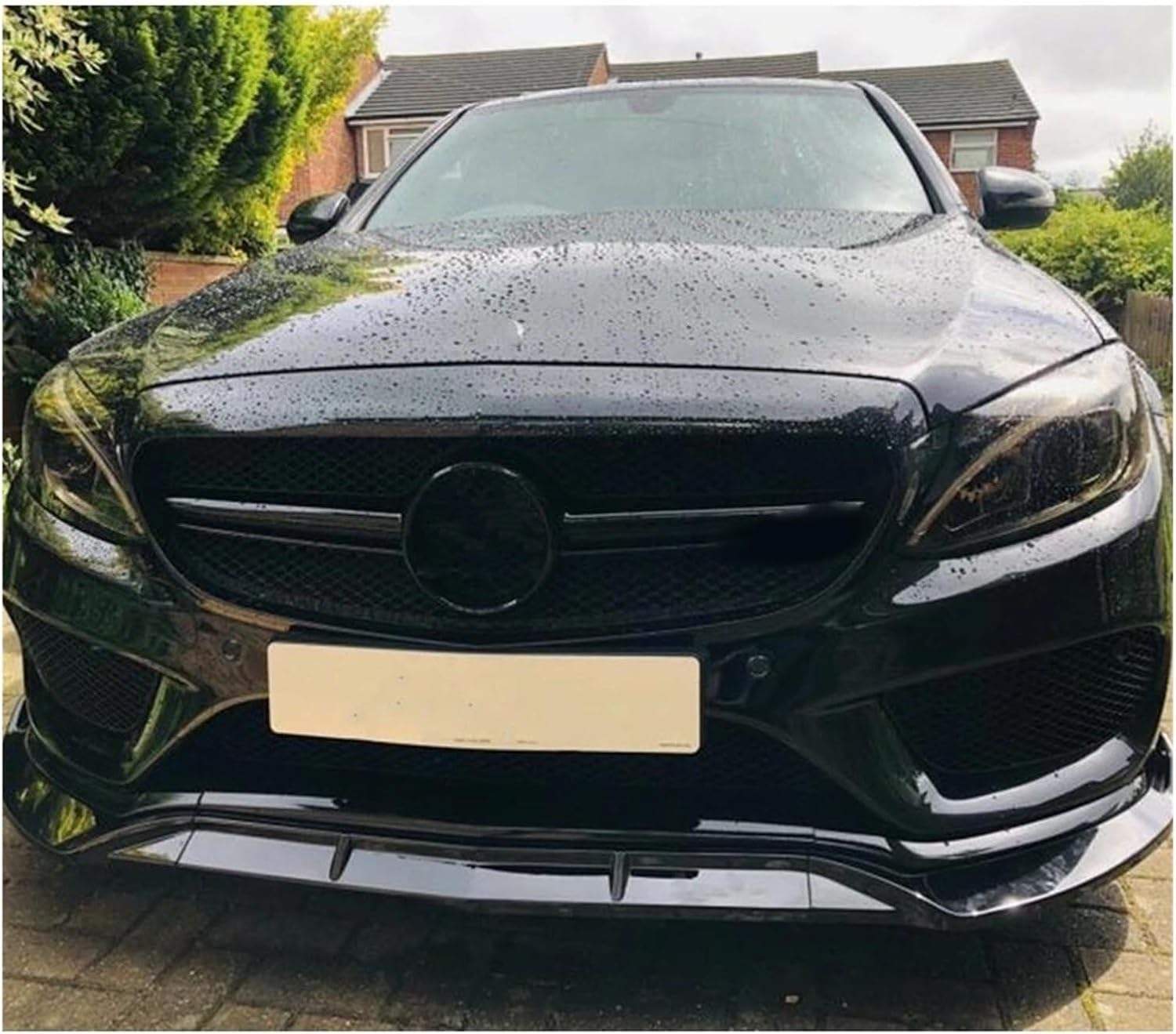 Front Spoiler Bumper Lip For Mercedes For Benz C-Class W205 Sport 2015 ...
