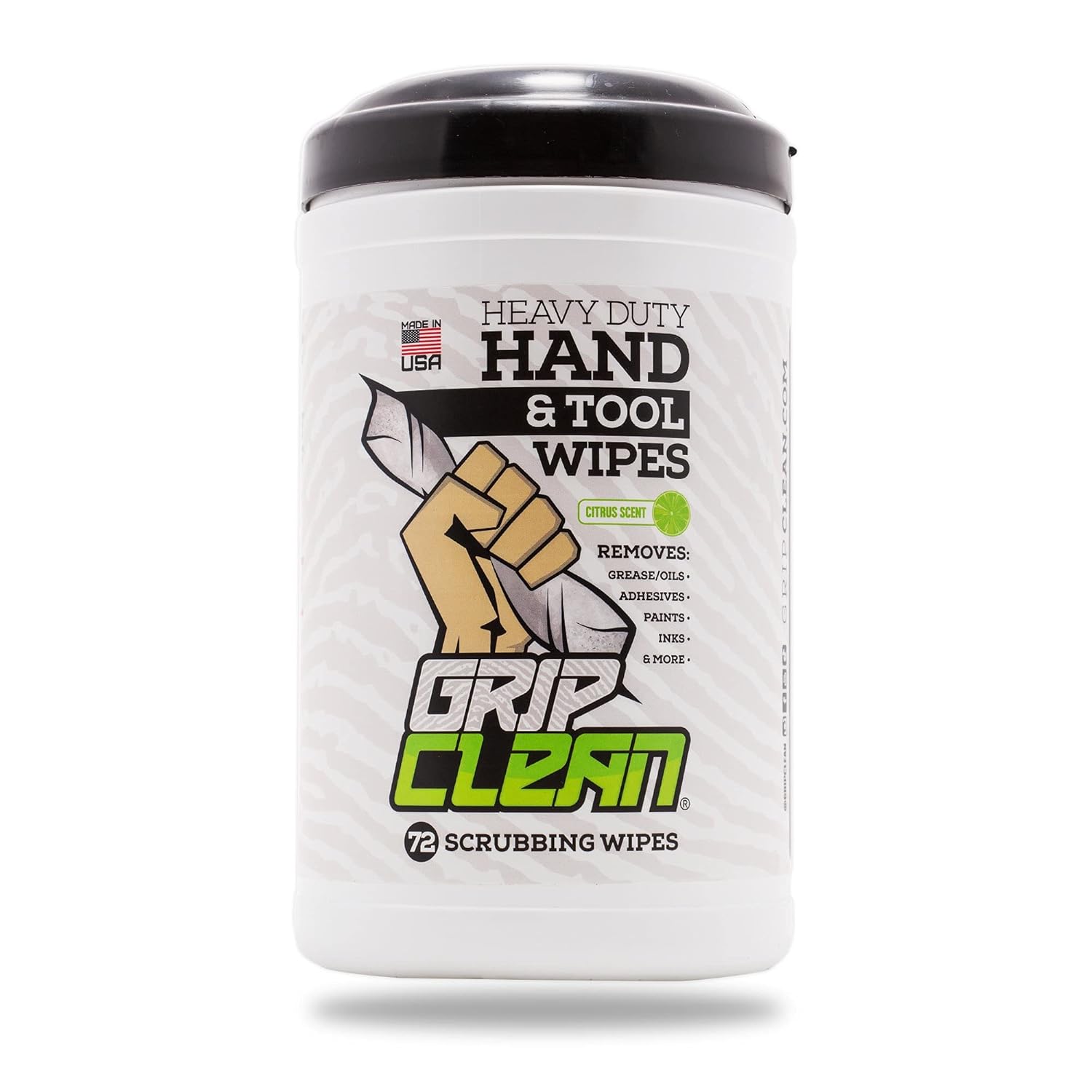 Amazon.com : Grip Clean | Heavy Duty Hand Wipes & Tool Cleaning Wipes ...