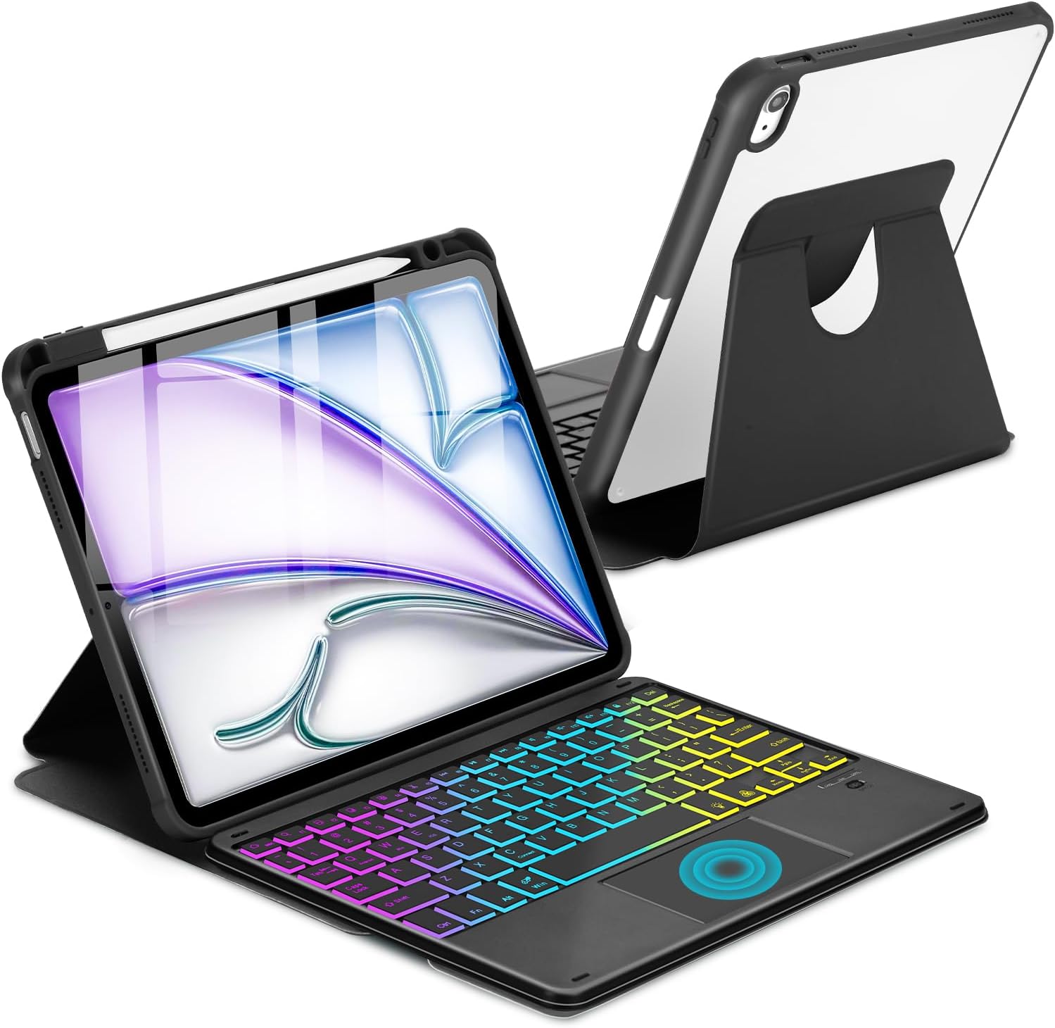 Amazon.com: MePadKey Touchpad Keyboard Case for iPad Air 11 inch M3 ...