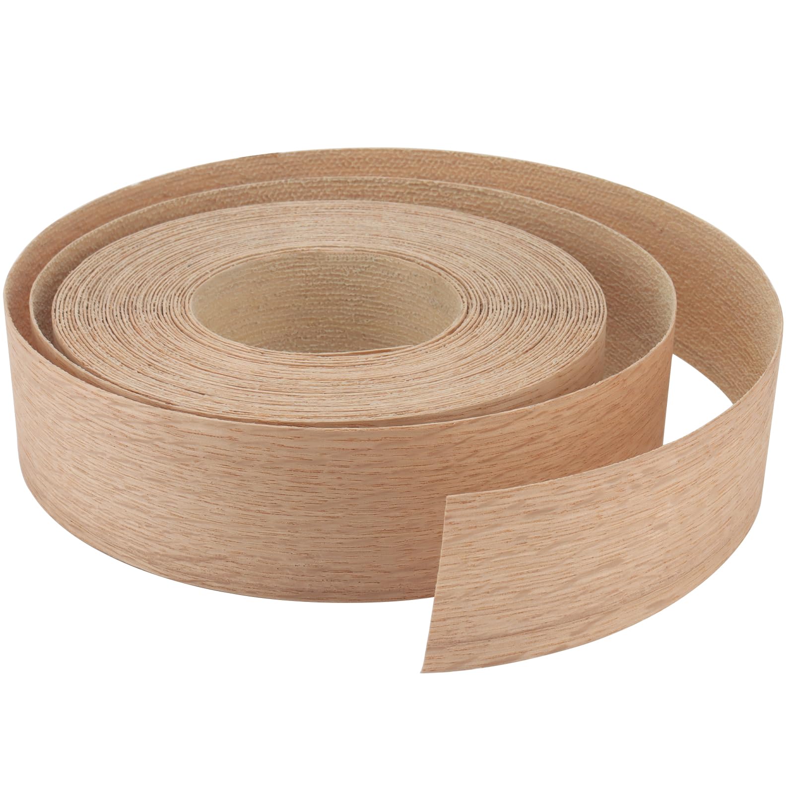 YUENPUN 50 MM x 15M Worktop Edging Strip, Pre Glued Iron on Oak Wood ...