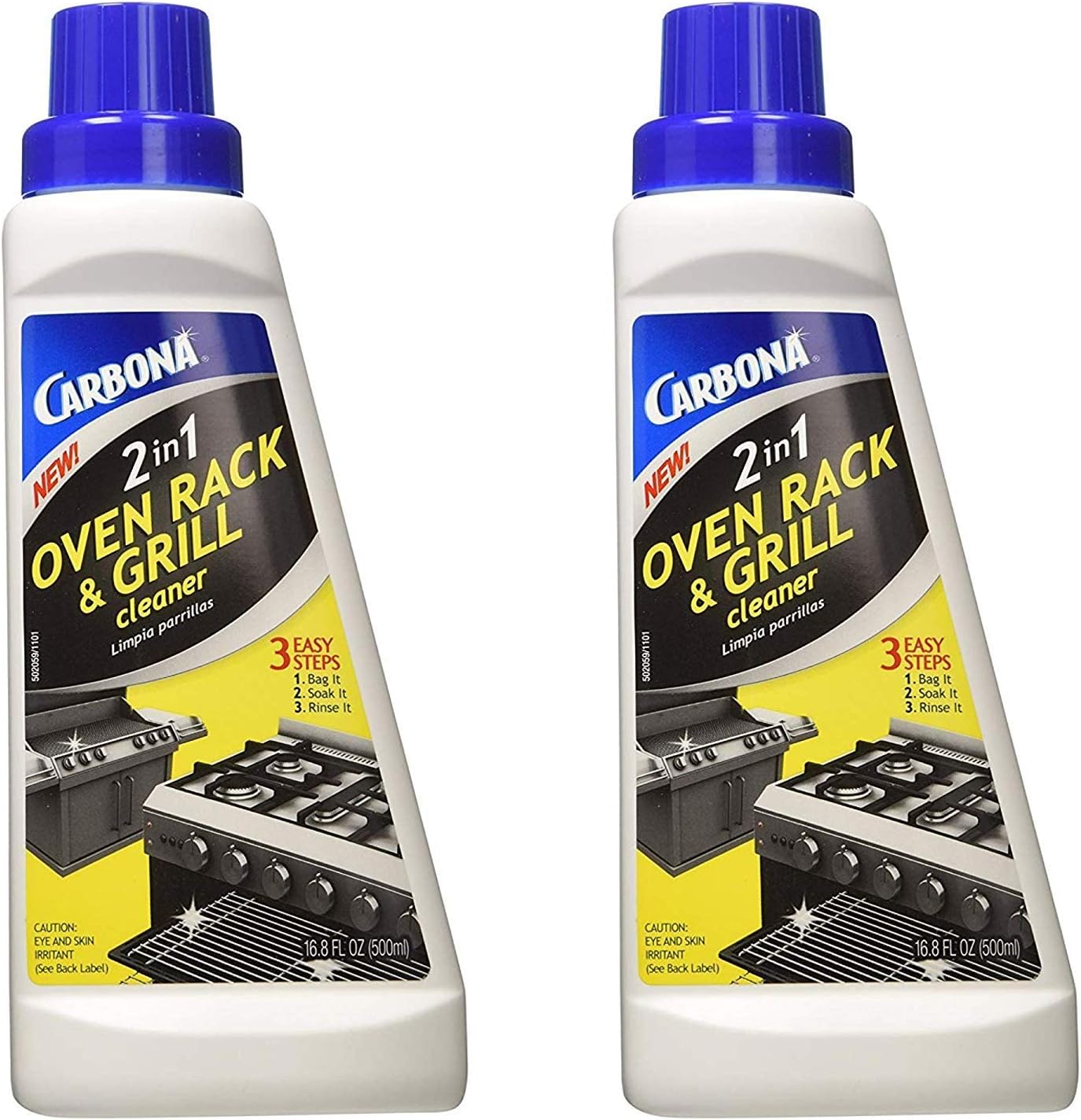 Amazon.com: Carbona No Scent 2-in-1 Oven Rack and Grill Cleaner 16.8 oz ...
