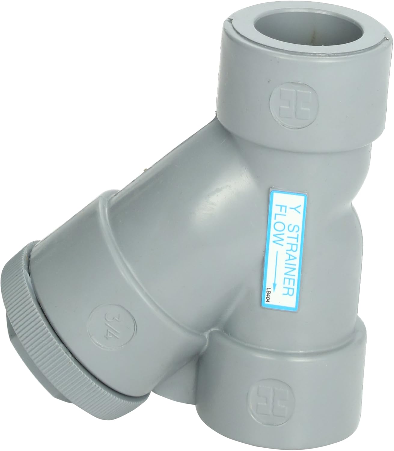 Hayward YS20075S 3/4-Inch Socket CPVC Plastic Y-Strainer with FPM O ...