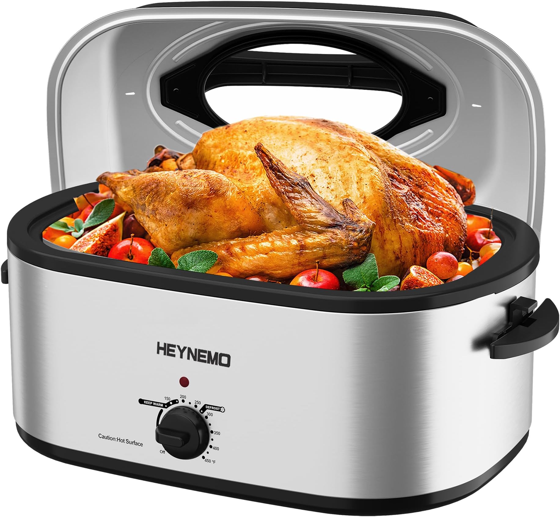 Amazon.com: Oster Roaster Oven with Self-Basting Lid | 22 Qt, Stainless ...