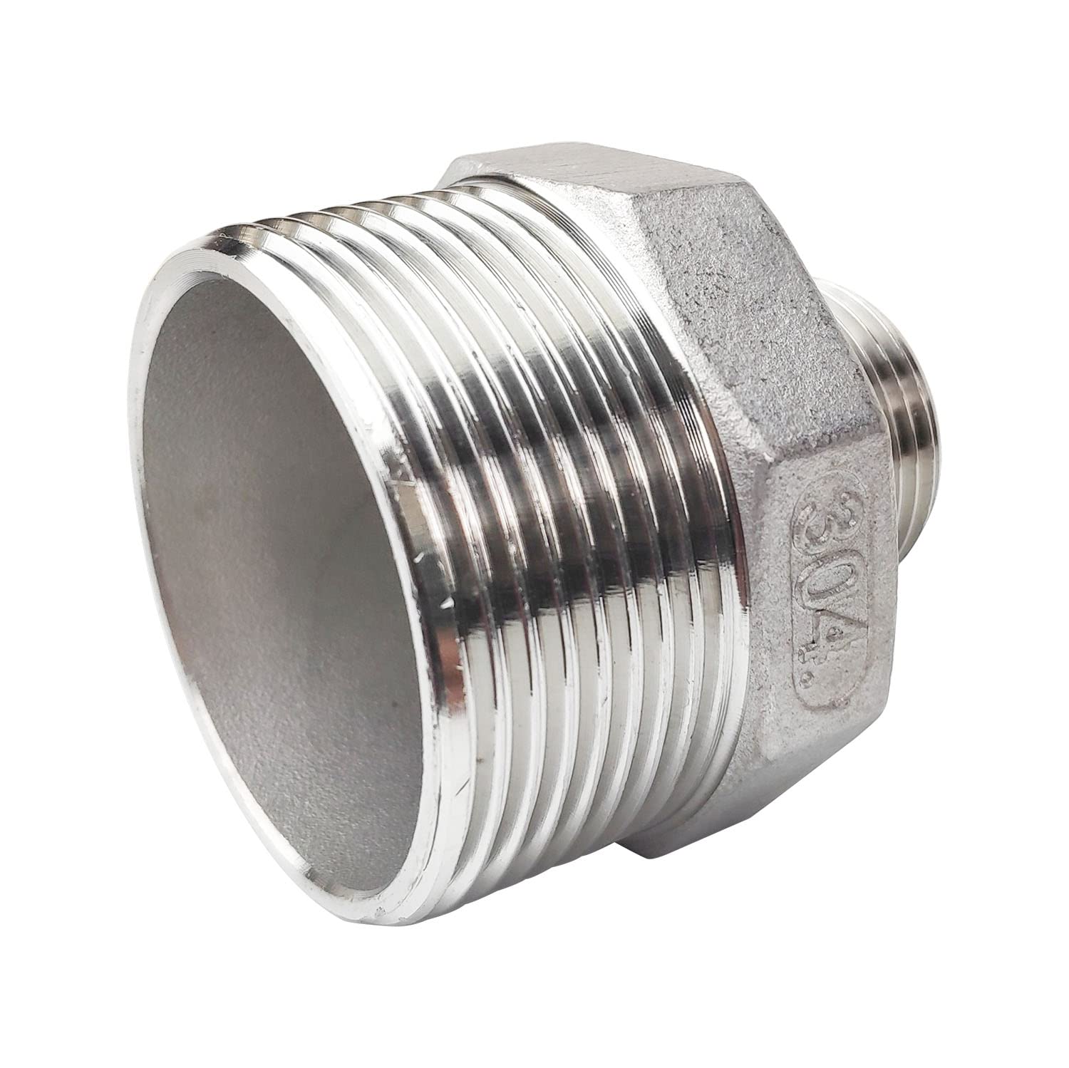 Snapklik.com : Male Hex Nipple Threaded Reducer Connector Pipe Fitting ...