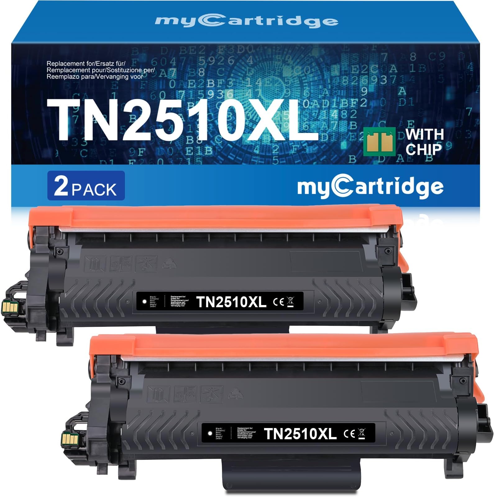 GPC IMAGE TN2510XL TN2510 XL HL-L2400DW Kompatibel für Brother TN-2510 ...