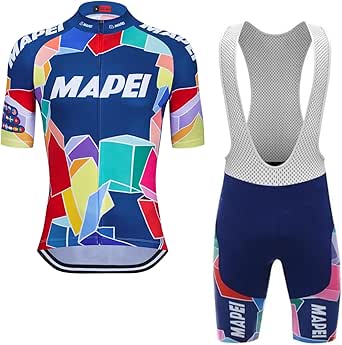 SGCIKER Retro Team MAPEI Cycling Jersey Set For Men,Summer Bike Shirt ...