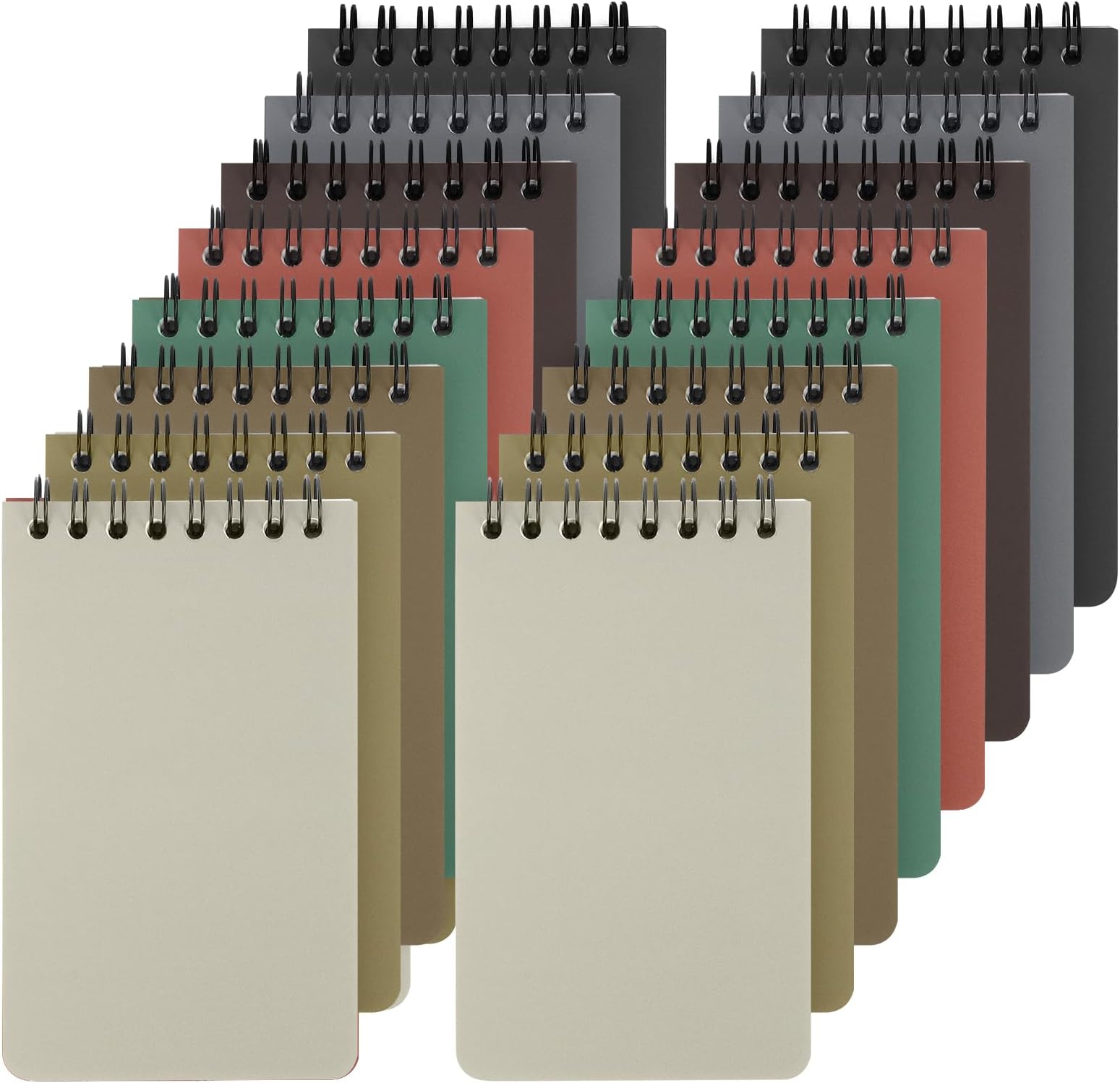 Amazon.com : EOOUT 24 Pack Small Notebook Pocket Spiral Notebooks 3x5 ...