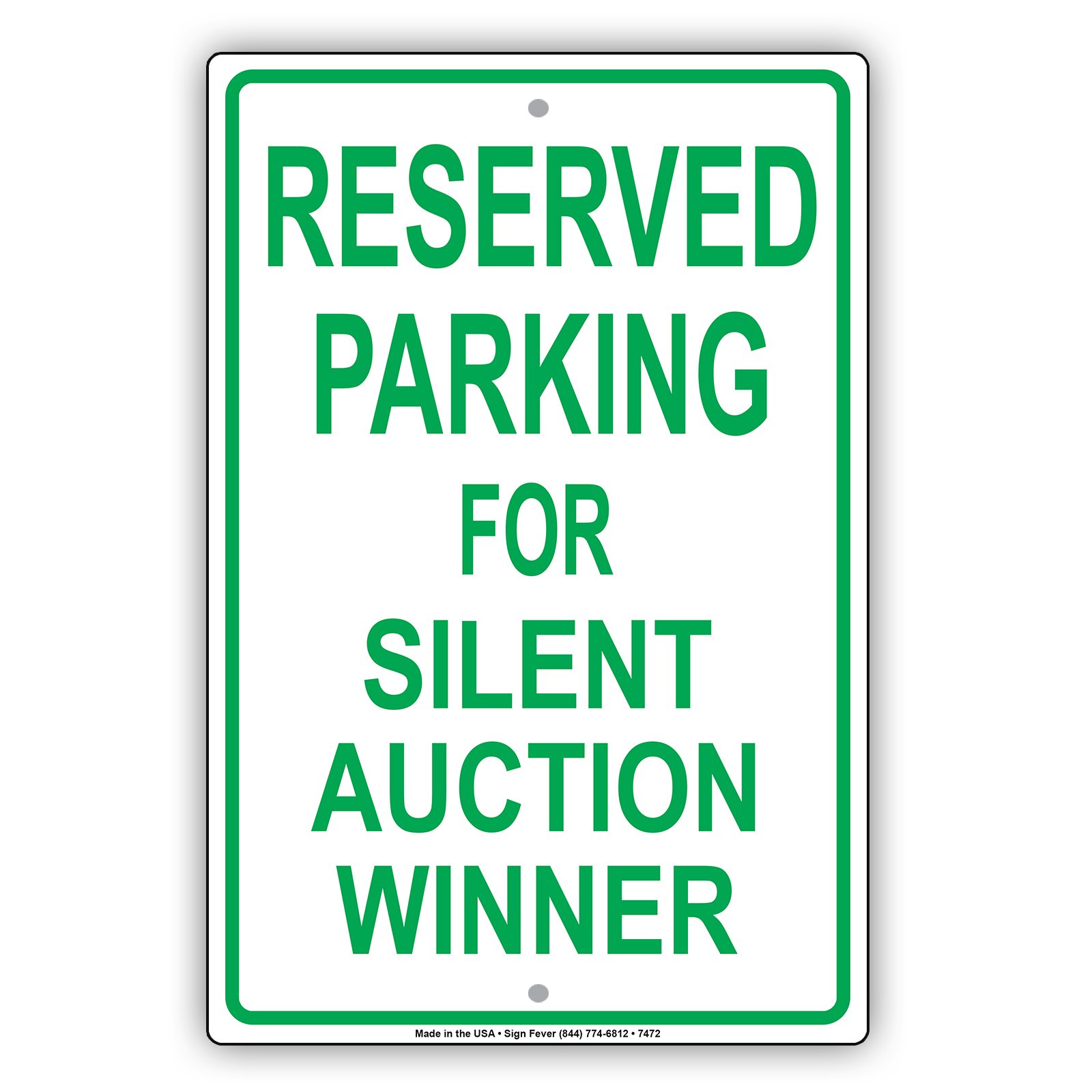 Silent Auction Sign