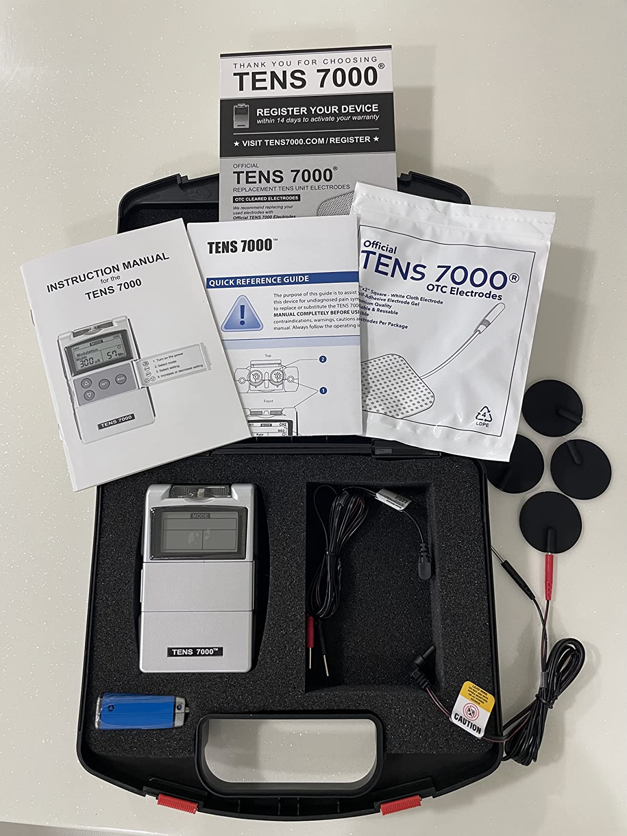 TENS 7000 2nd Edition Digital TENS Unit with accessories : Amazon.sg ...