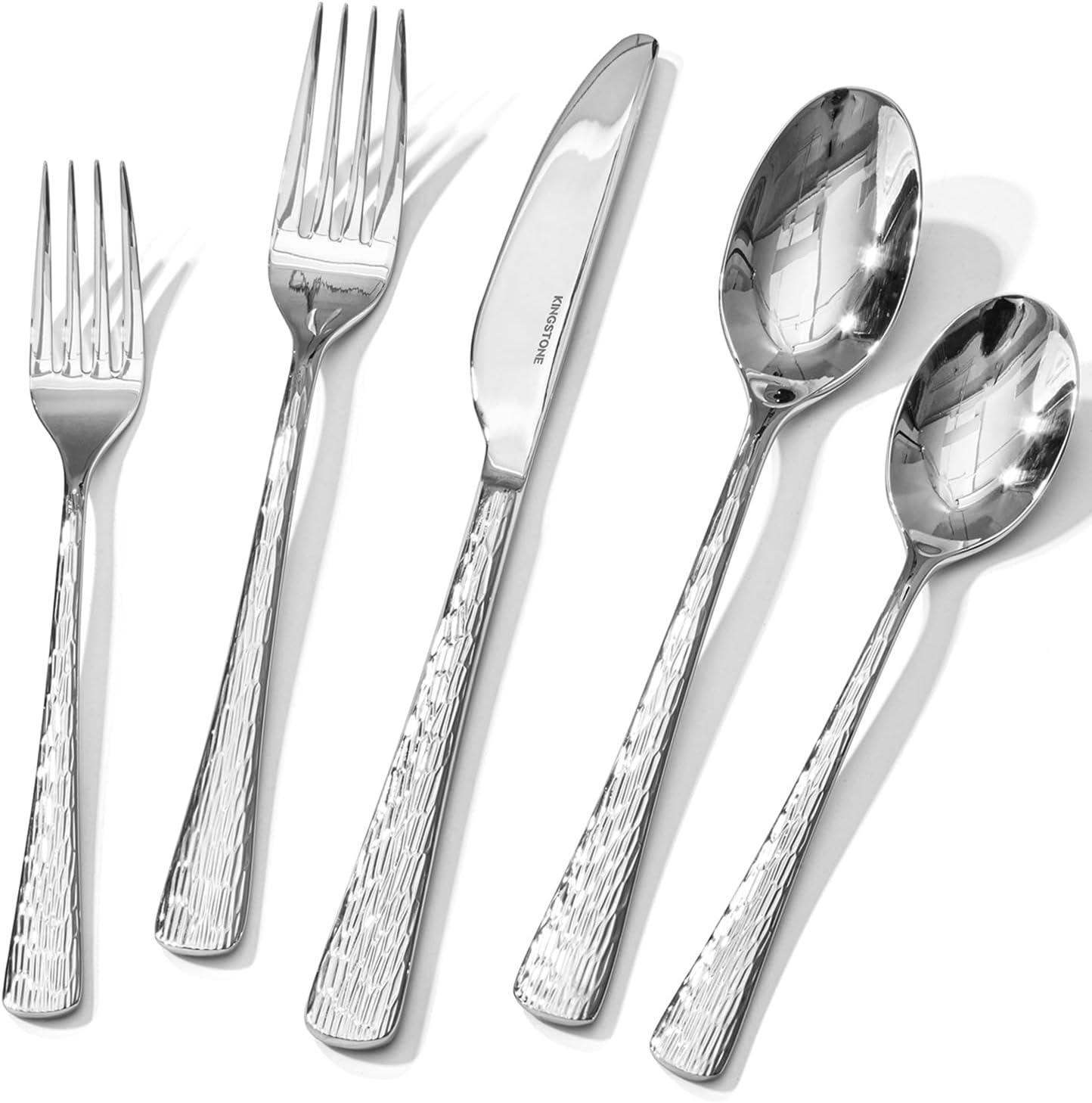 Amazon.com | KINGSTONE Silverware Set, Luxury 20 Piece Flatware Set for ...