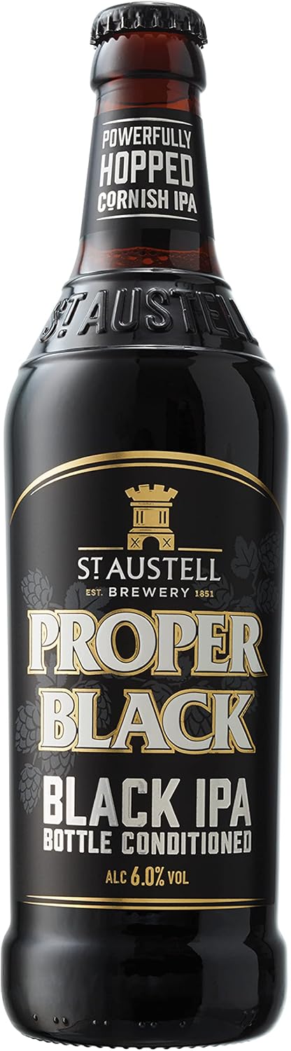 St Austell Brewery Proper Black IPA , 12 x 500ml : Amazon.co.uk: Grocery