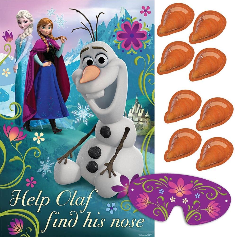 Disney 271416 Frozen Olaf Pin Nose Party Game : Amazon.co.uk: Toys & Games