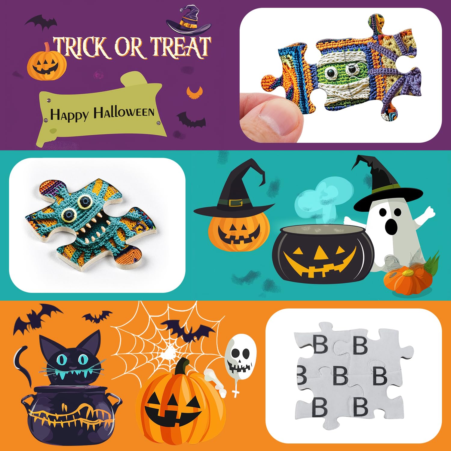 Horror Puzzle S 1000 Piece Puzzles For Adults Halloween Puzzle Haunted ...