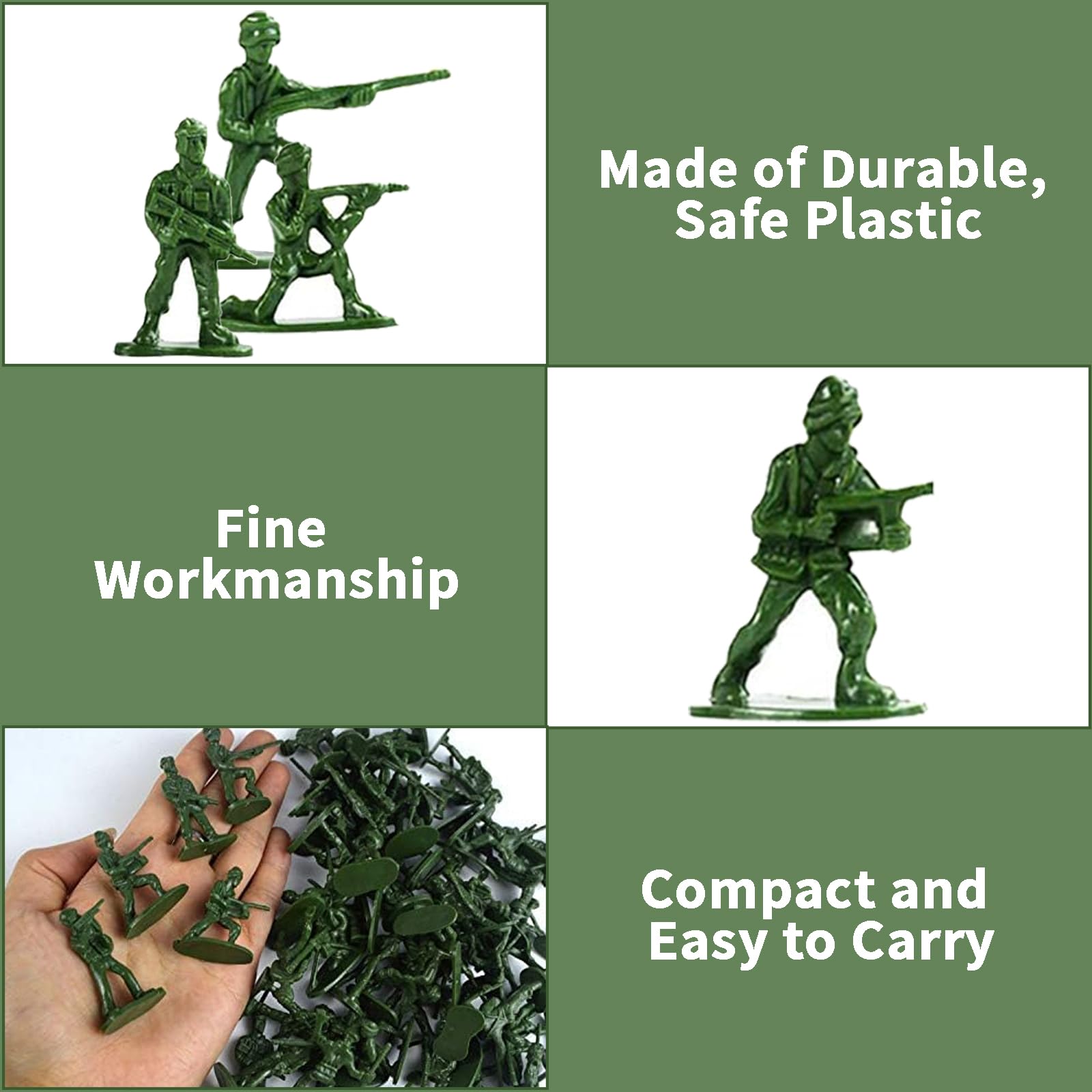 ZPSCXQ 200 Pcs Toy Soldiers, 12 Style Toy Soldiers Army Toys, Army Toys ...