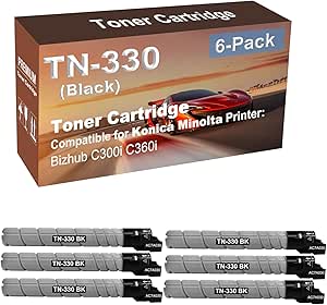 Amazon.com: 6-Pack Compatible High Capacity TN330 TN-330 (AC7A030 ...