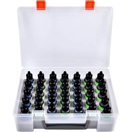 Amazon.com : Alcohol Ink Storage Organizer Carrying Case, Holds 77pcs 0 ...