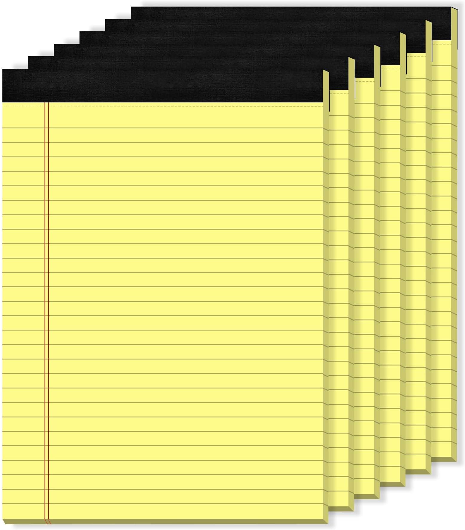 Amazon.com : Ireer 12 Pcs Legal Pads 8.5 x 11 Inches Note Pads 50 ...