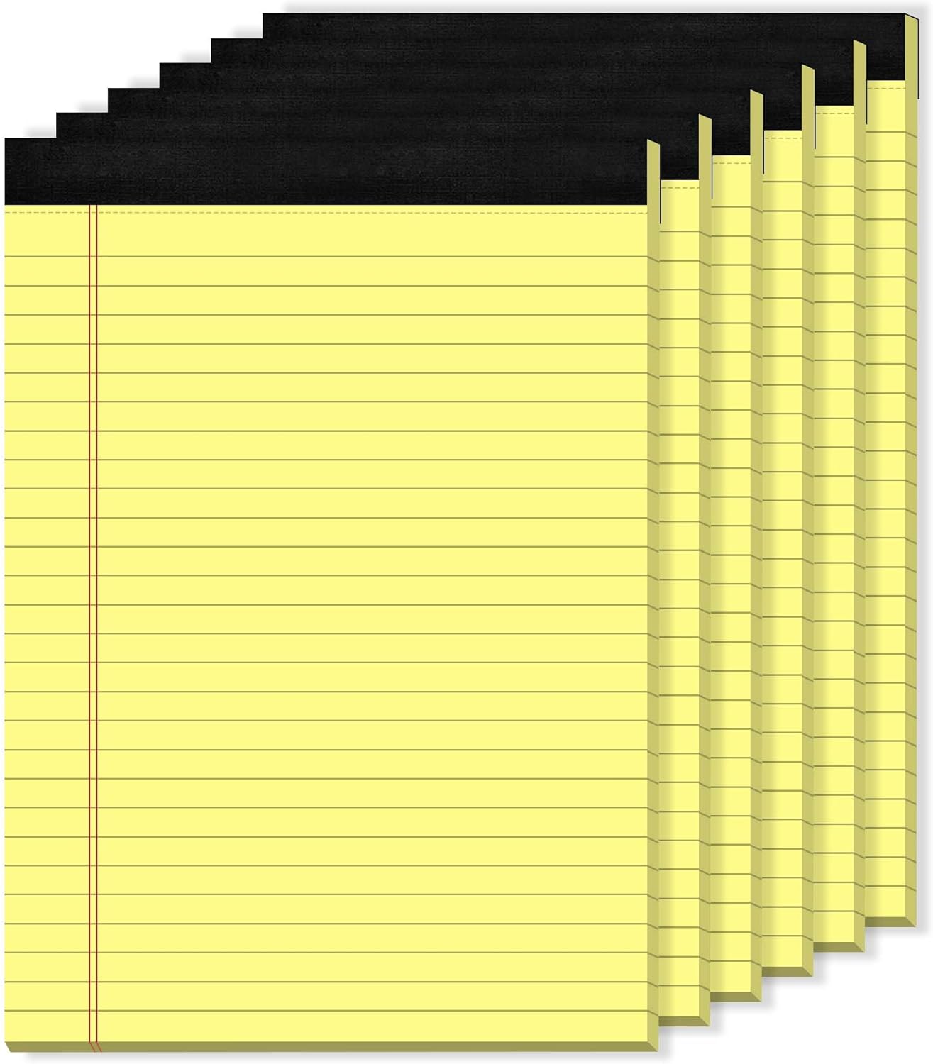 Amazon.com : Legal Pads 8.5 x 11 Notepad, 6 Pack Wide Ruled Note Pads ...