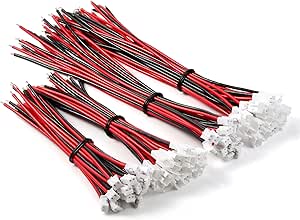 Amazon.com: CHANZON 30 Pairs Jst PH 2.0 mm Pitch 22AWG 2Pin Plug Connector for 10cm and 15cm ...