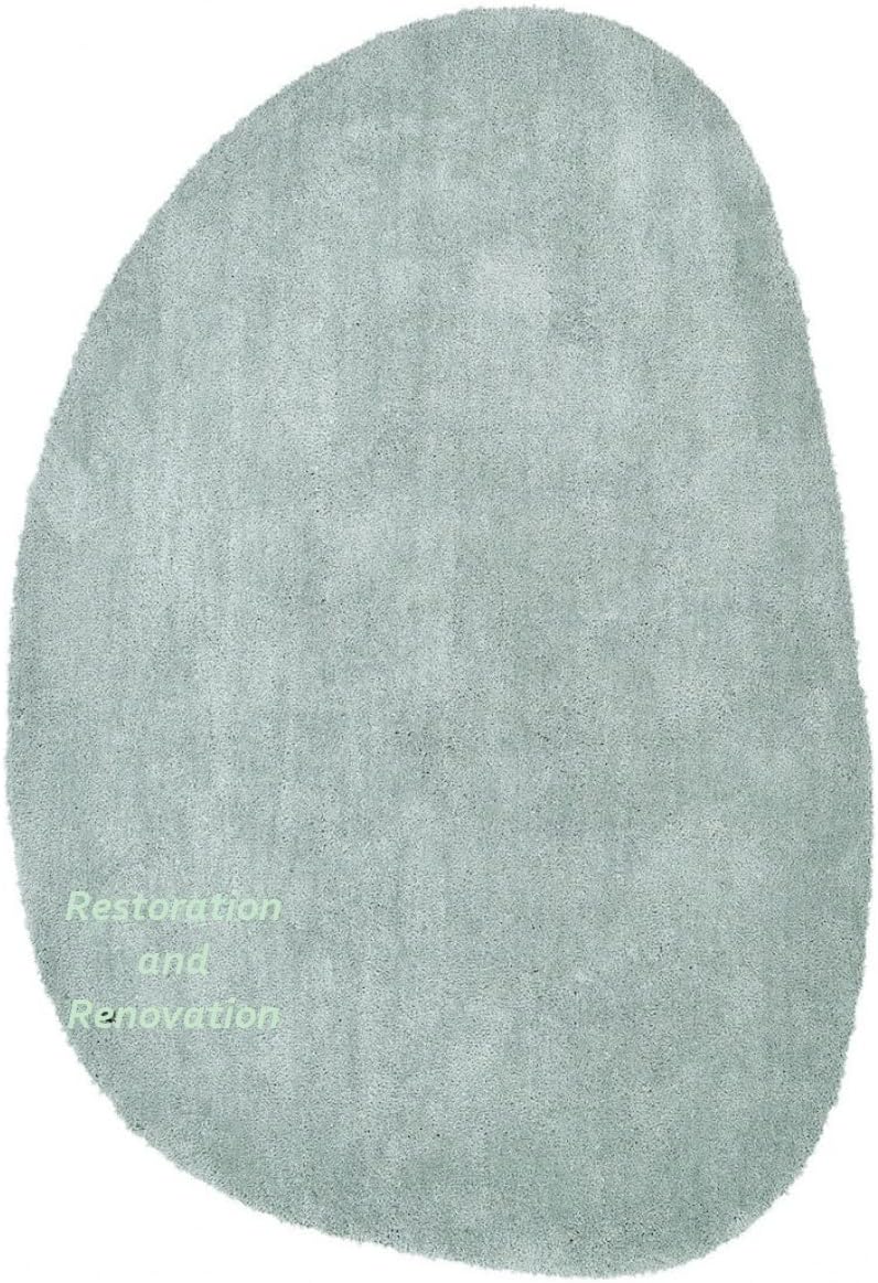 Amazon.com: Restoration and Renovation Modern Oval Shape Wool Rug ...