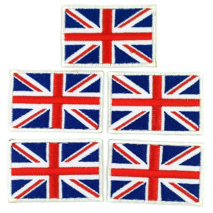 Buy FLAG010X5 - UK Flag Patch, United Kingdom Flag Patch, British Flag ...