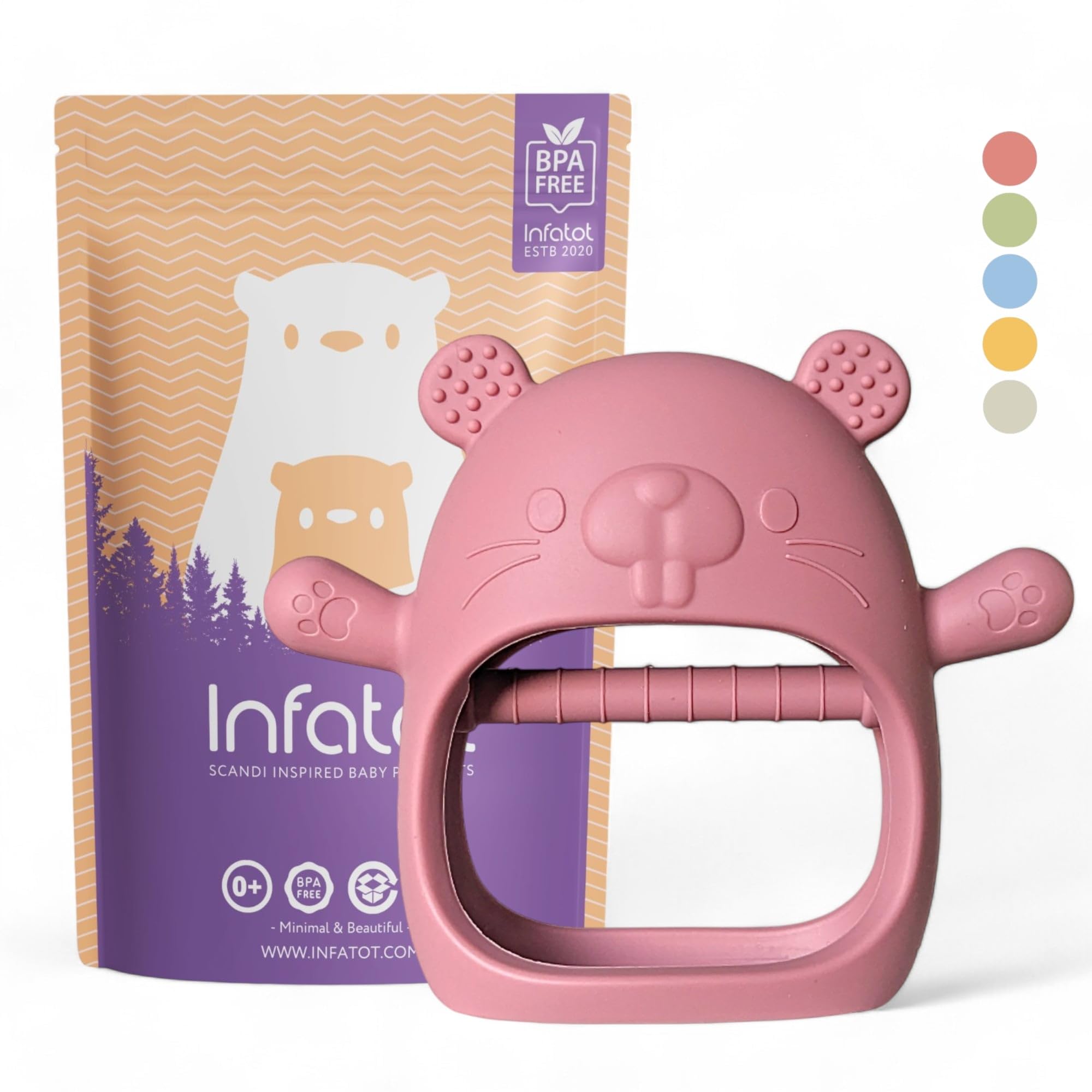 Infatot® Teething Toys for Baby - Baby Teether, New Infant Silicone ...