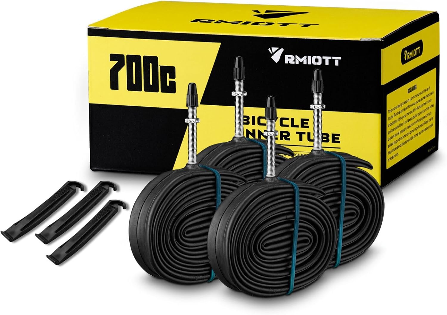 Amazon.com : Rmiott 4 Pack Road Bike Tubes 700 x 23c 24c 25c 28c 30c 32c 35c 37c 38c 40c 42c 43c ...