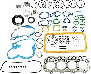 Amazon.com: Overhaul Re-ring Kit for Mitsubishi 4D32 3.6L ENGINE Piston ...