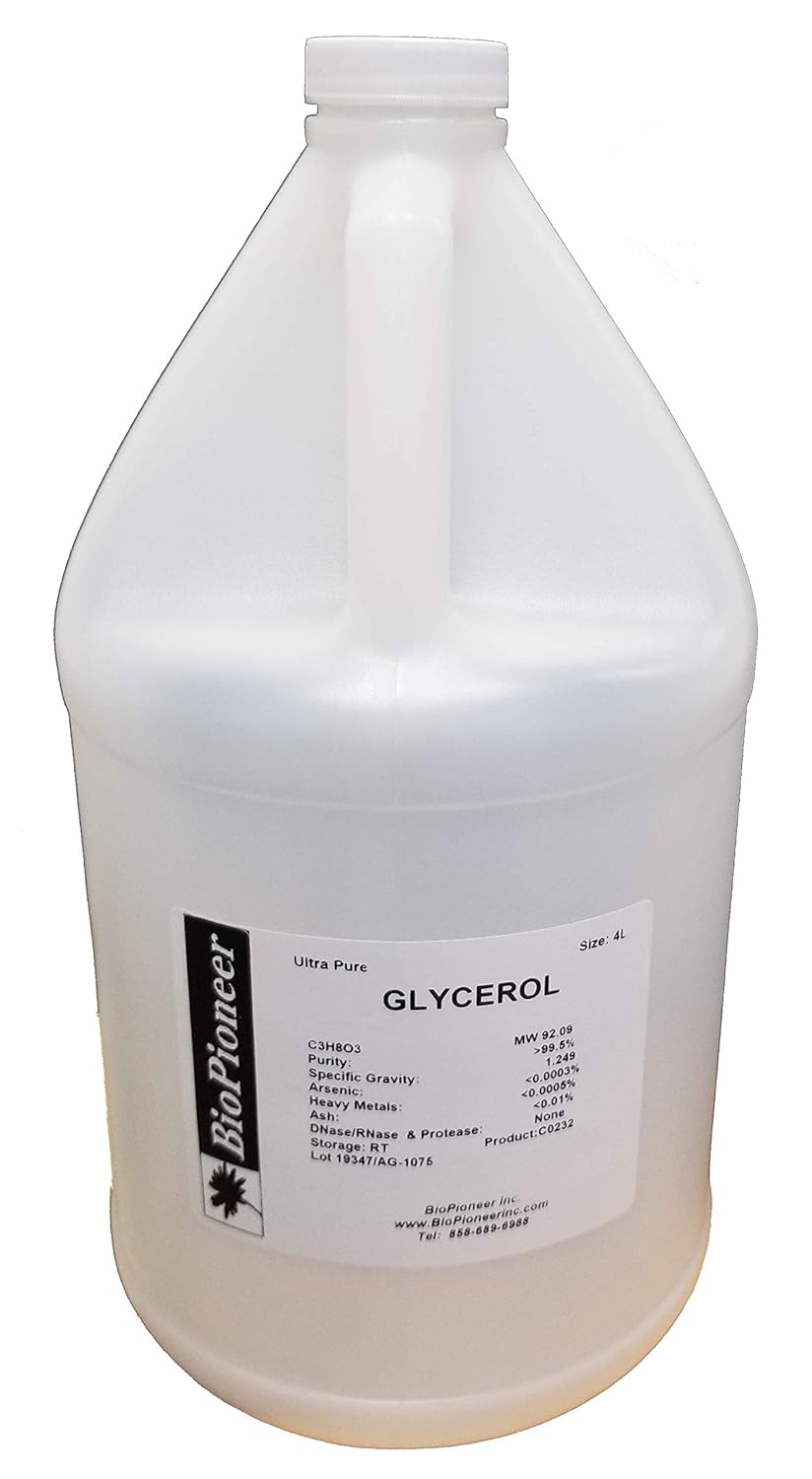 Glycerol, Ultra Pure, 4 Liters: Amazon.com: Industrial & Scientific